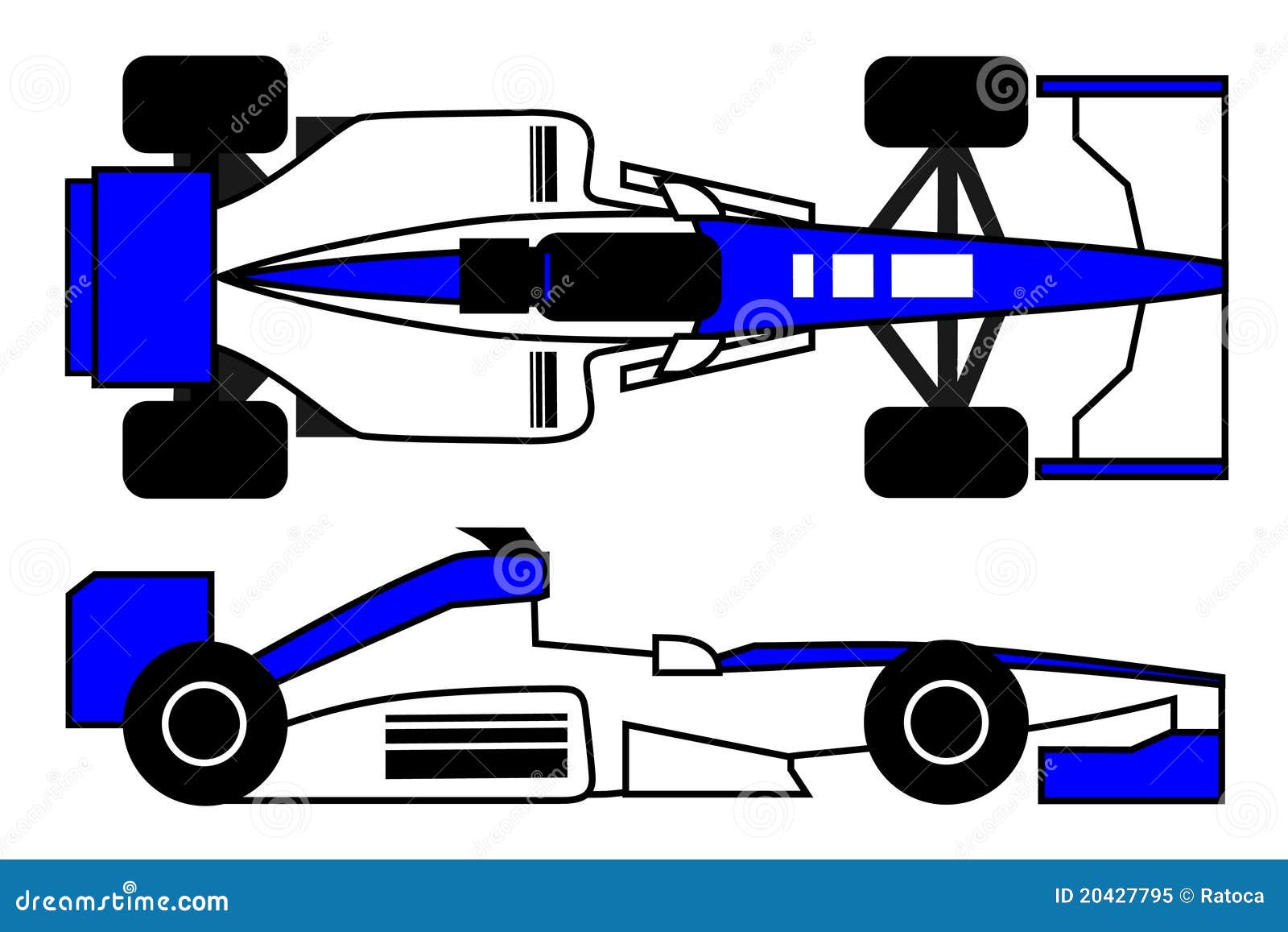 Racing stock vector. Illustration of pole, engineering - 20427795