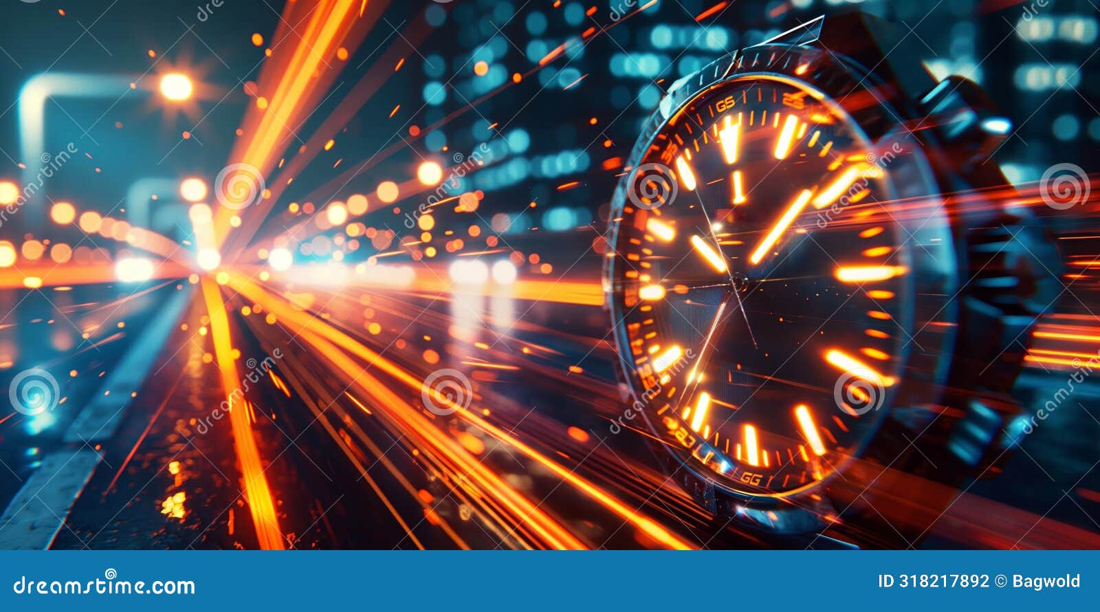 Racing Against Time: Urgency and Deadlines Visualized Stock ...