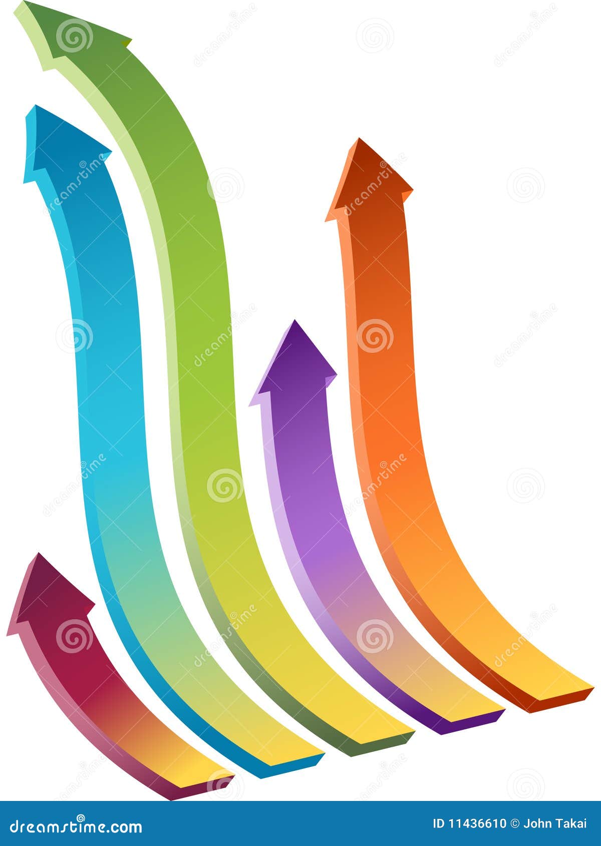 Racing Arrows stock vector. Illustration of arrow, finance - 11436610