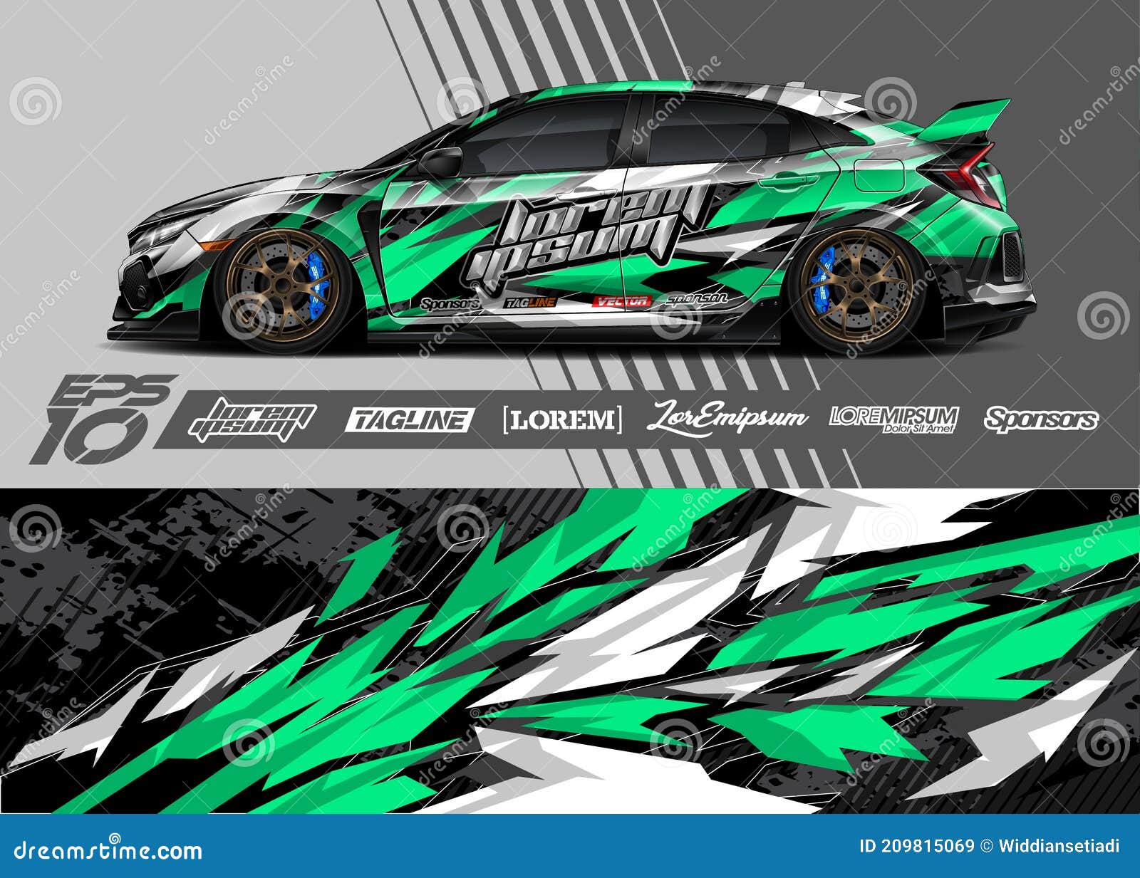 Racing Background for Car Wrap Stock Vector - Illustration of design ...