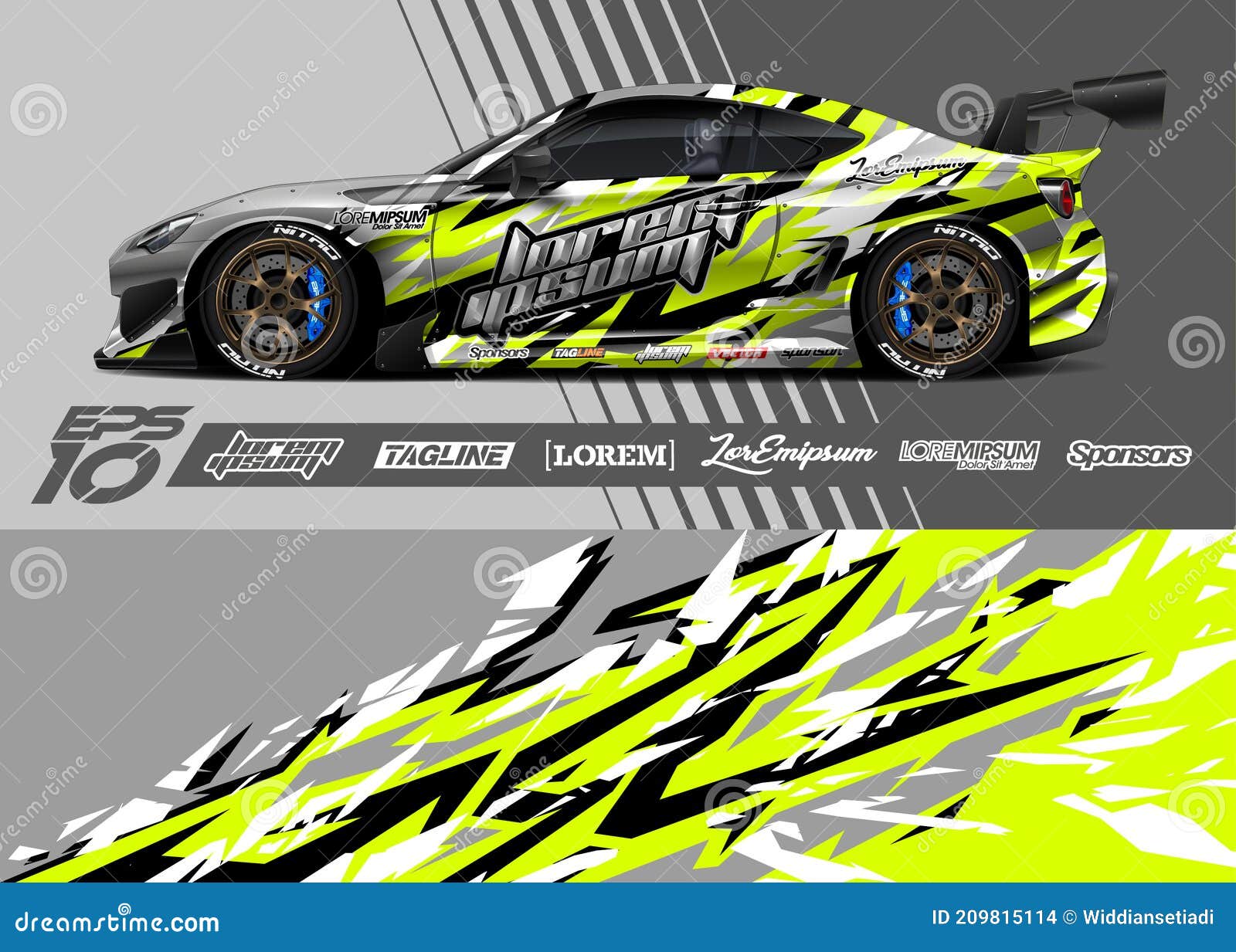 Racing Background for Car Wrap Stock Vector - Illustration of sport ...
