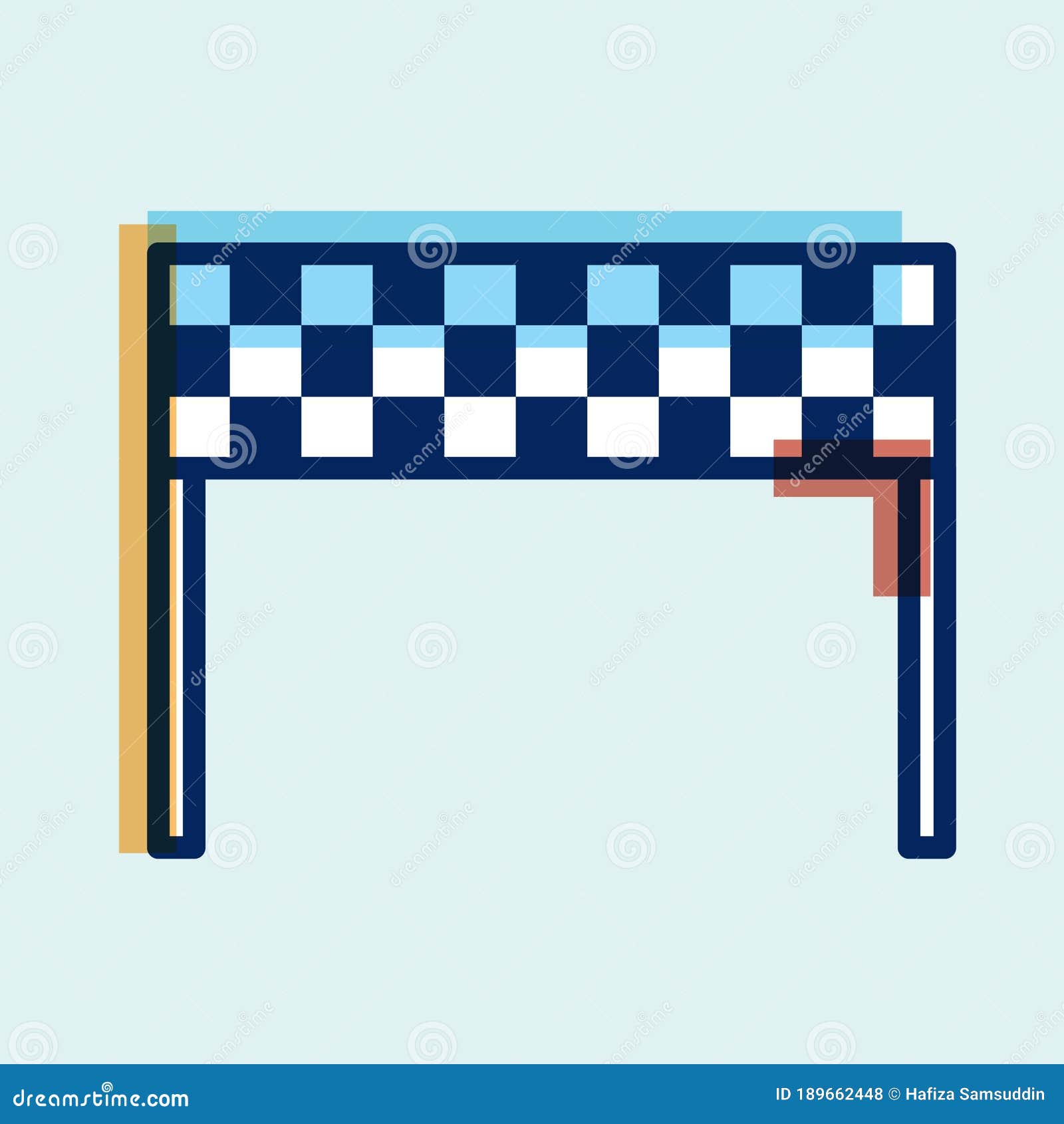 Racing Banner. Vector Illustration Decorative Design Stock Vector ...