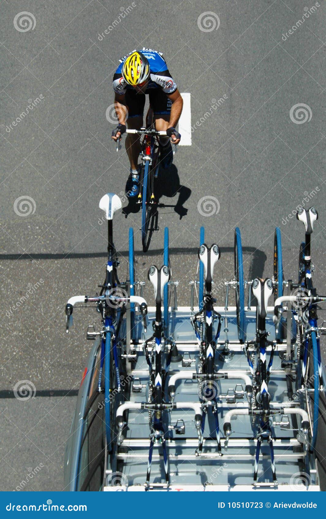 A racing bicyclist stock image. Image of bicyclist, minded - 10510723