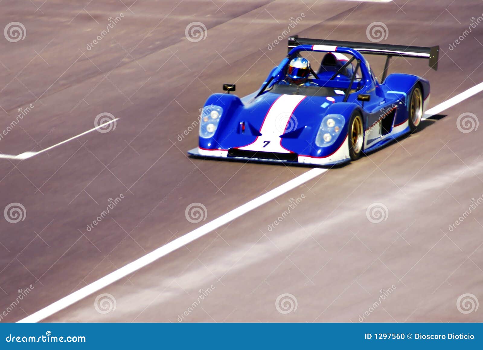 Racing car stock photo. Image of recreation, ride, light - 1297560