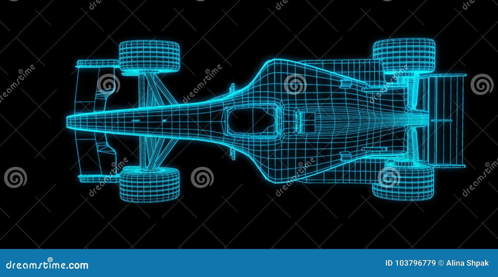 Racing car 3d rendering stock illustration. Illustration of color ...