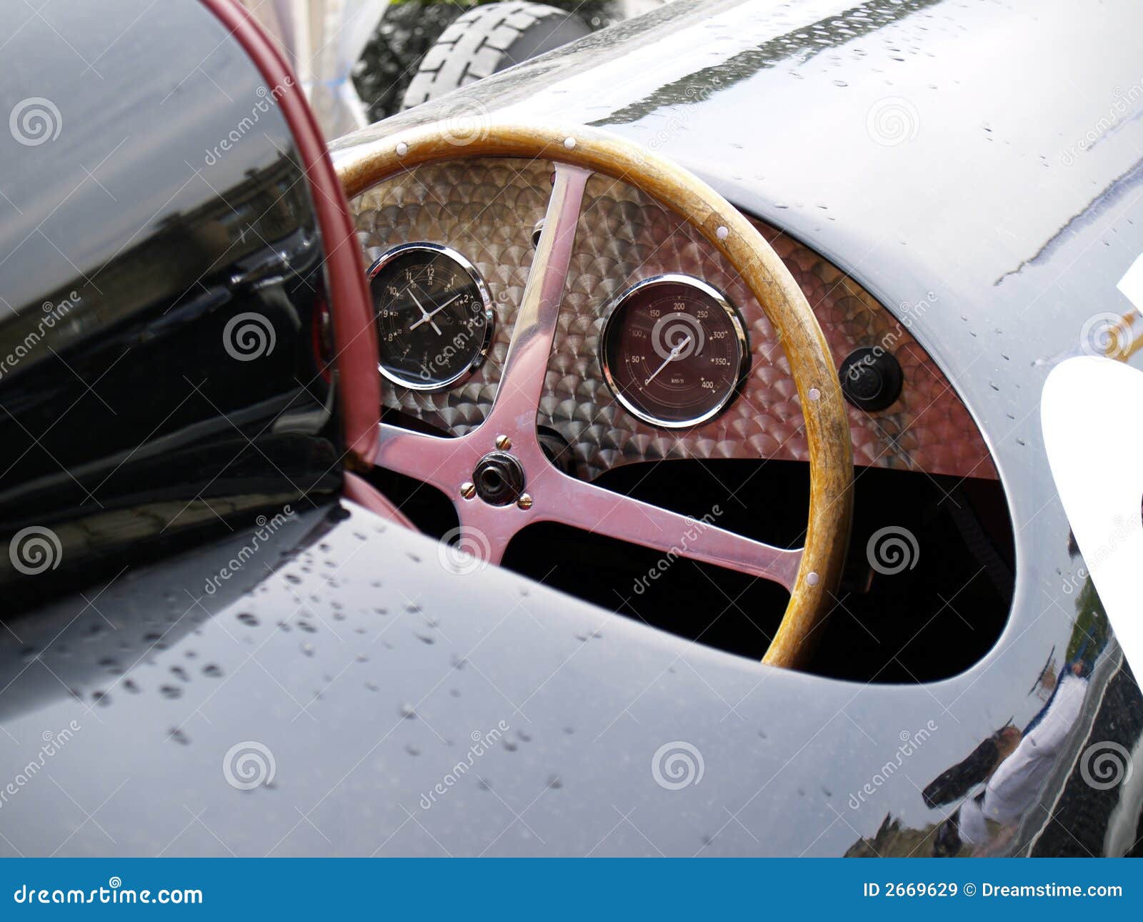 Racing car dashboard stock image. Image of auto, steering - 2669629