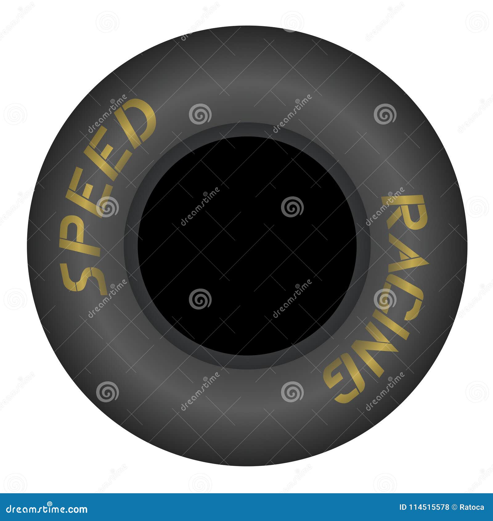Racing car tire stock vector. Illustration of sport - 114515578