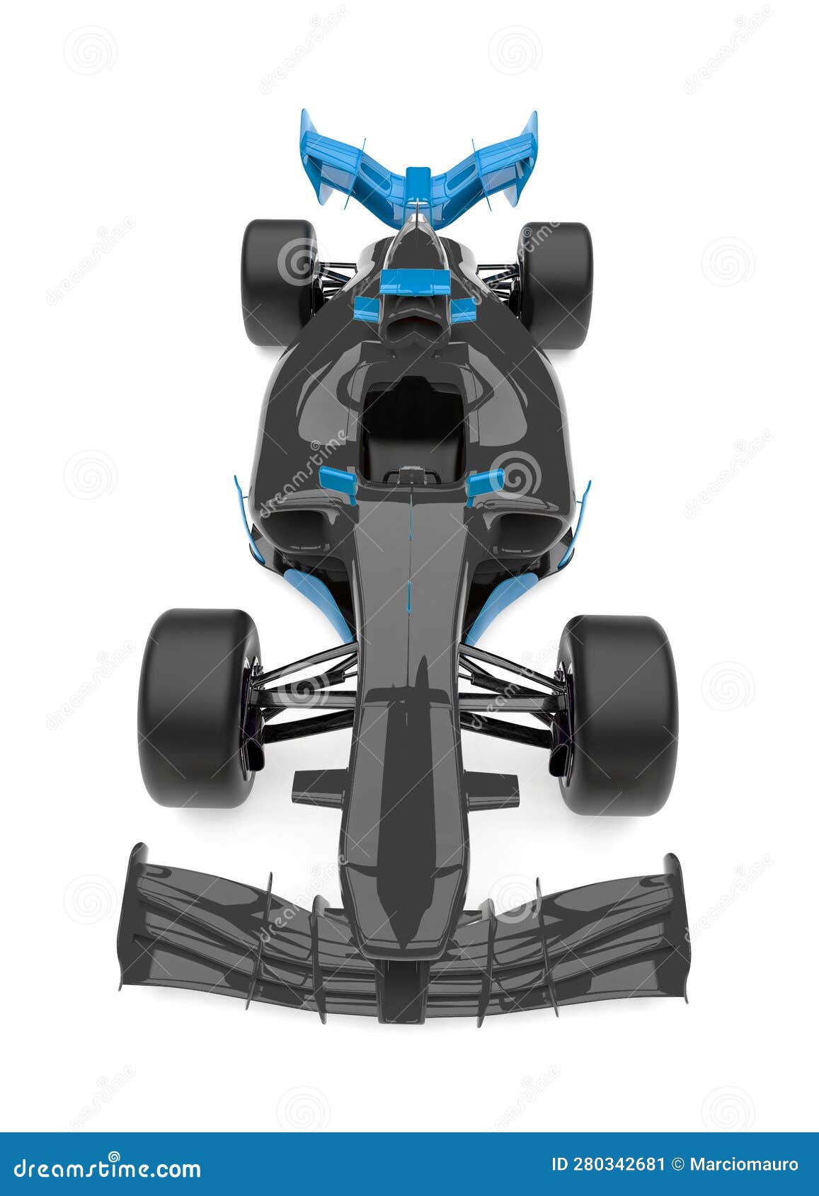 Racing car top view stock illustration. Illustration of industry ...
