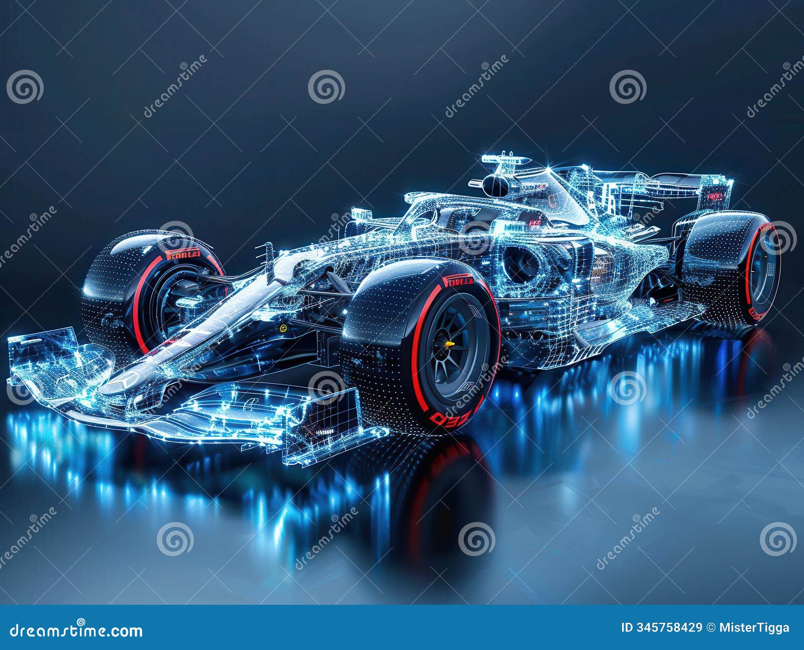 Racing Car Visualization with Augmented Reality Transparent Racing Car ...