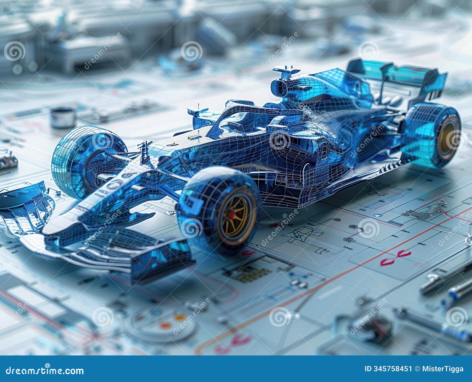 Racing Car Visualization with Augmented Reality Transparent Racing Car ...