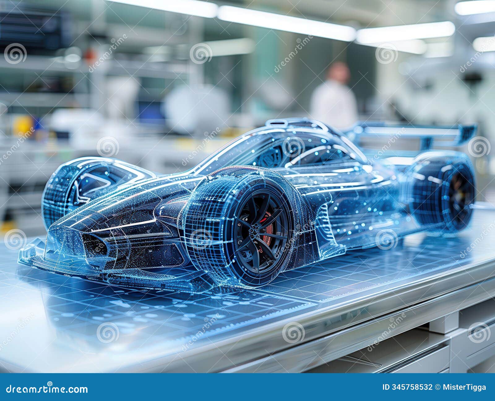 Racing Car Visualization with Augmented Reality Transparent Racing Car ...