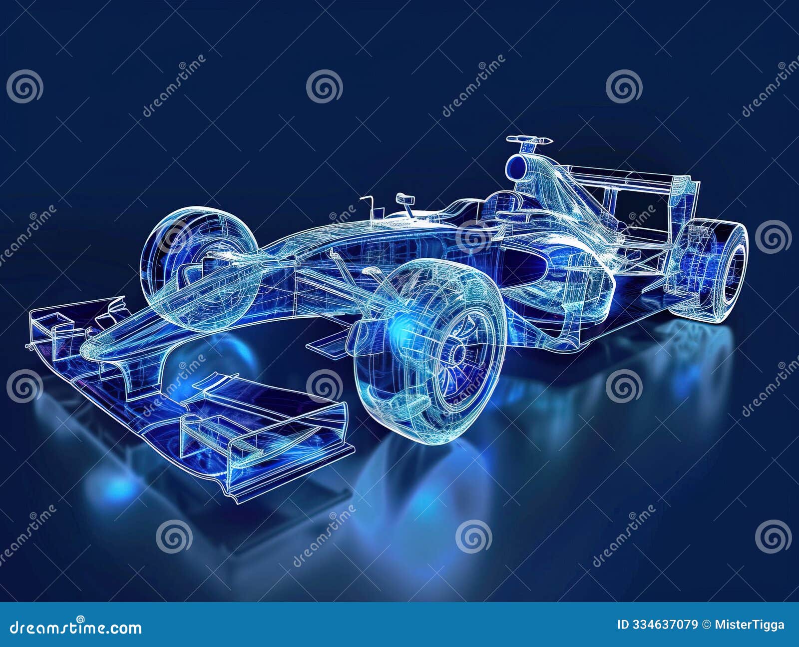 Racing Car Visualization with Augmented Reality Transparent Racing Car ...