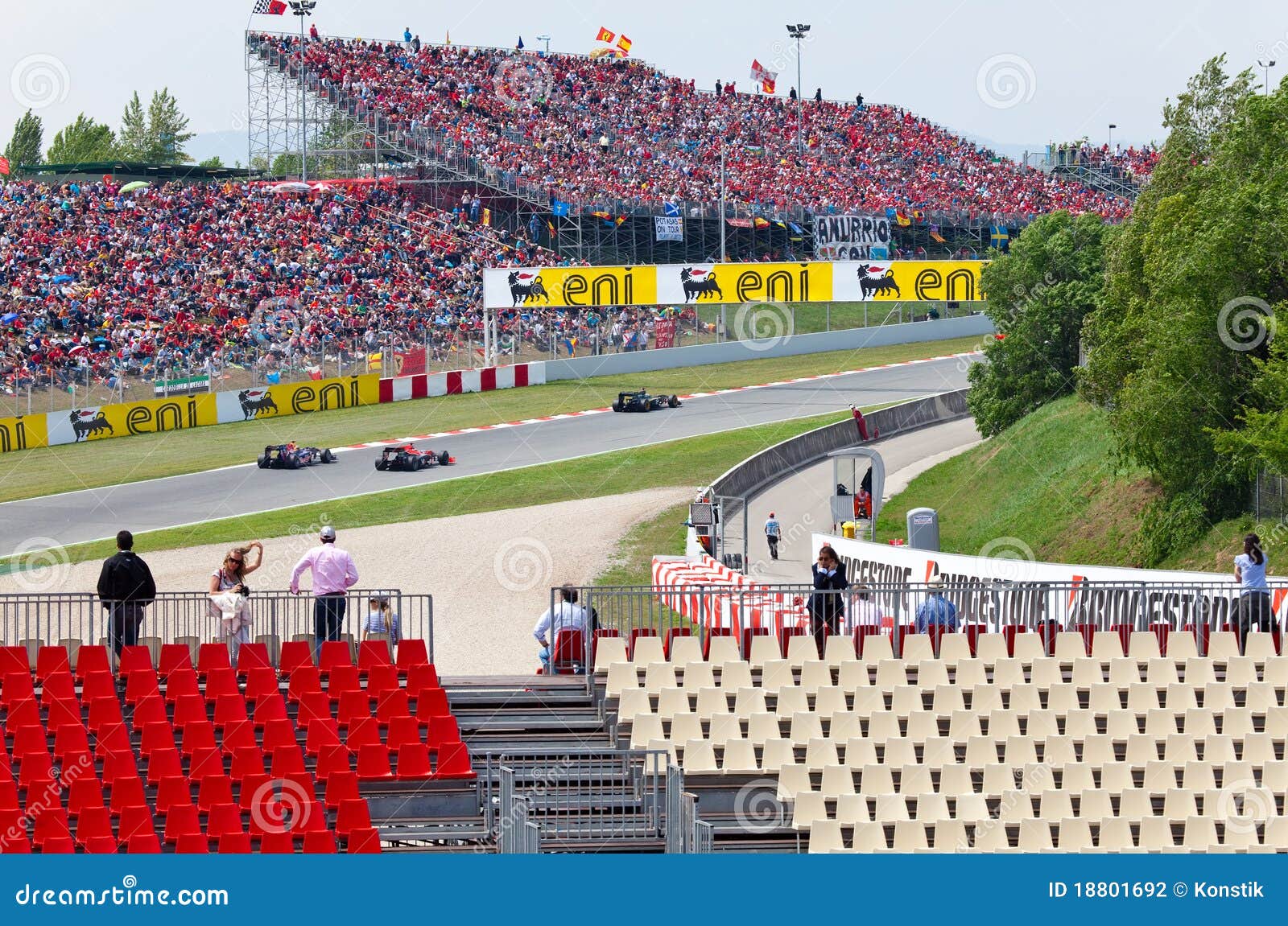 Racing Cars on a Circuit during the Formula 1 Editorial Photography ...