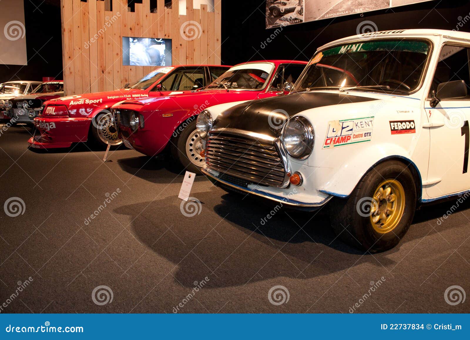 Racing cars on display editorial stock image. Image of display - 22737834