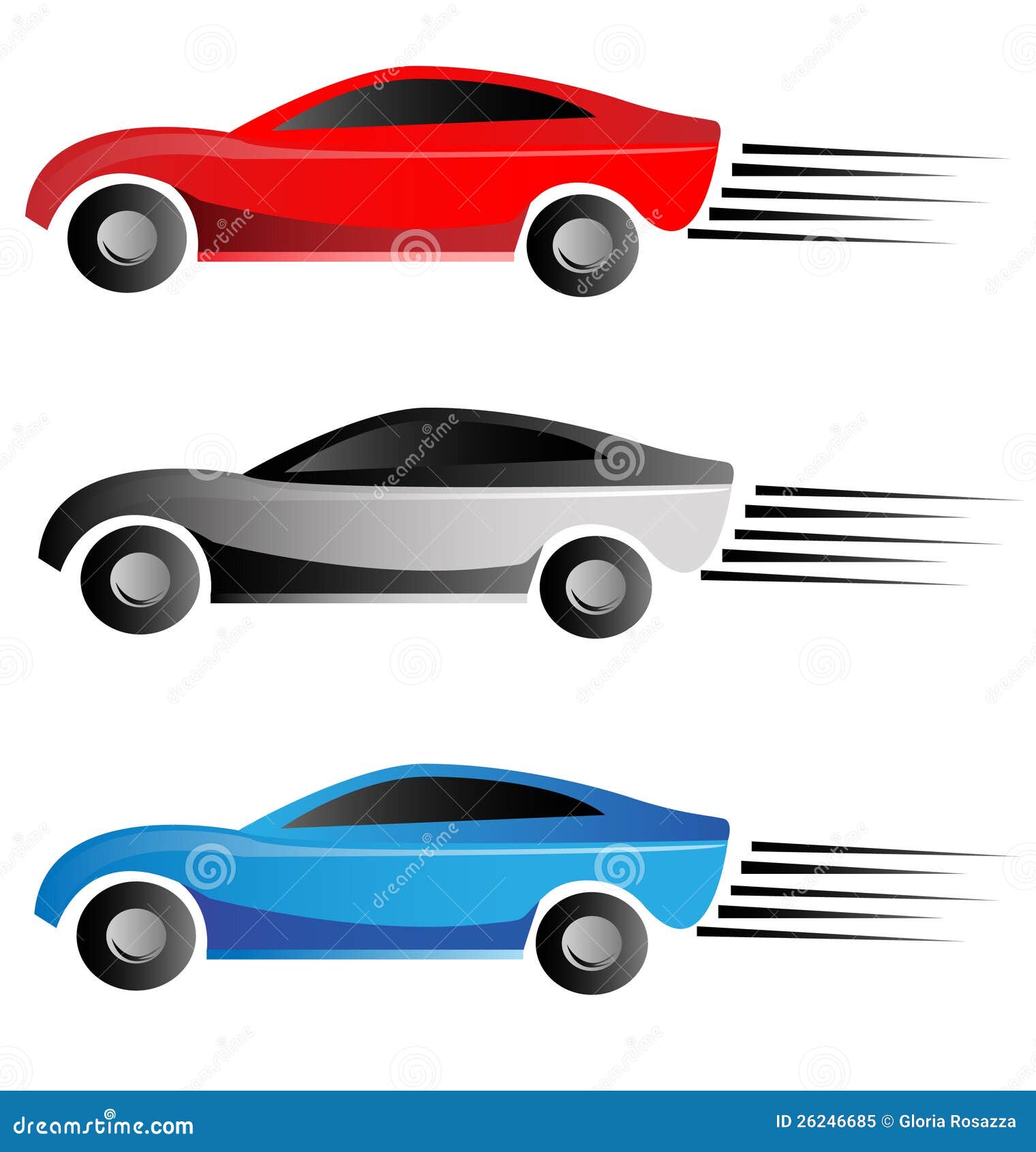 Racing cars logo stock vector. Illustration of motion - 26246685