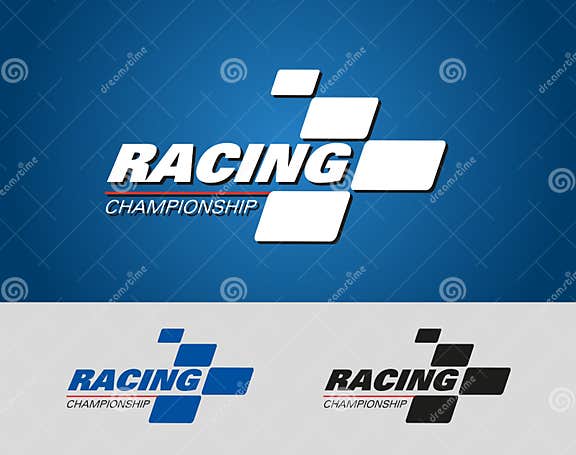 Racing Championship Logo Event Stock Vector - Illustration of ...