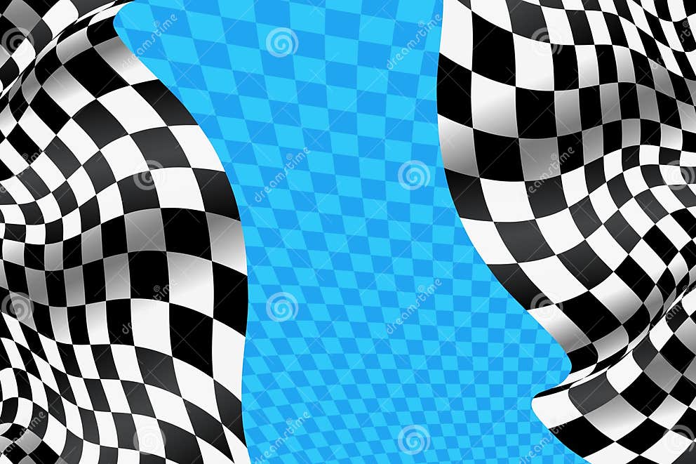 Racing Checkered Flag Background Stock Vector - Illustration of finish ...