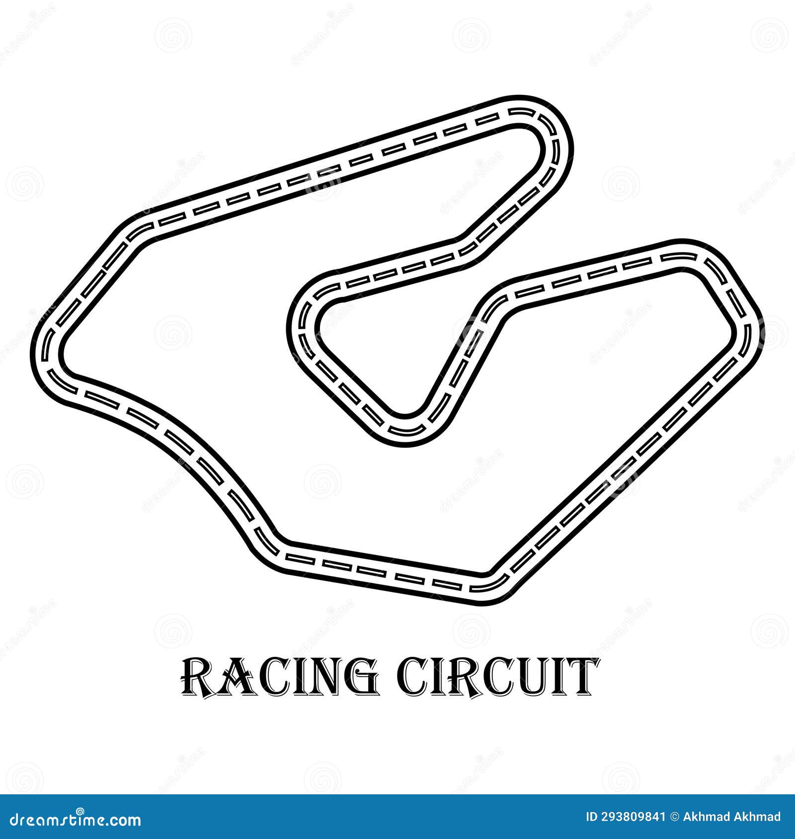 Racing circuit icon stock vector. Illustration of grand - 293809841