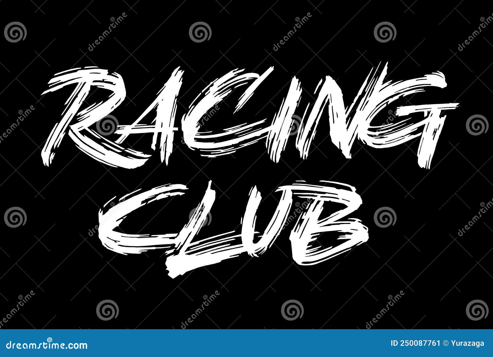 Racing Club logo design stock vector. Illustration of emblem - 250087761