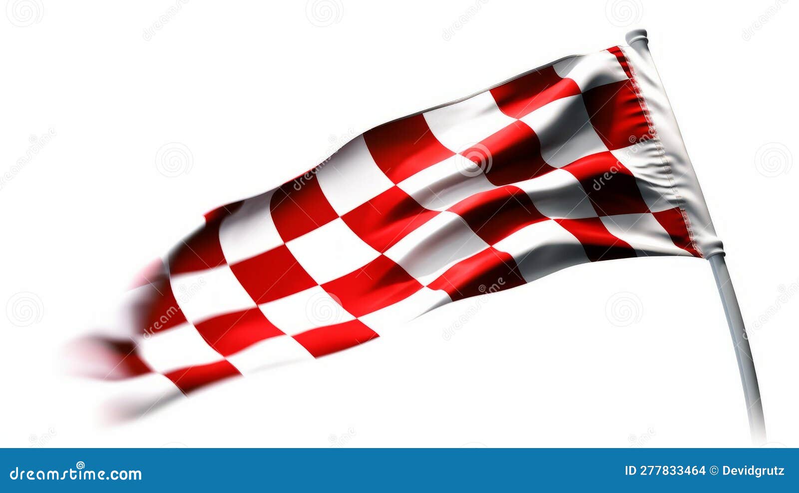 Racing Competition Flag. Generative AI Stock Illustration ...
