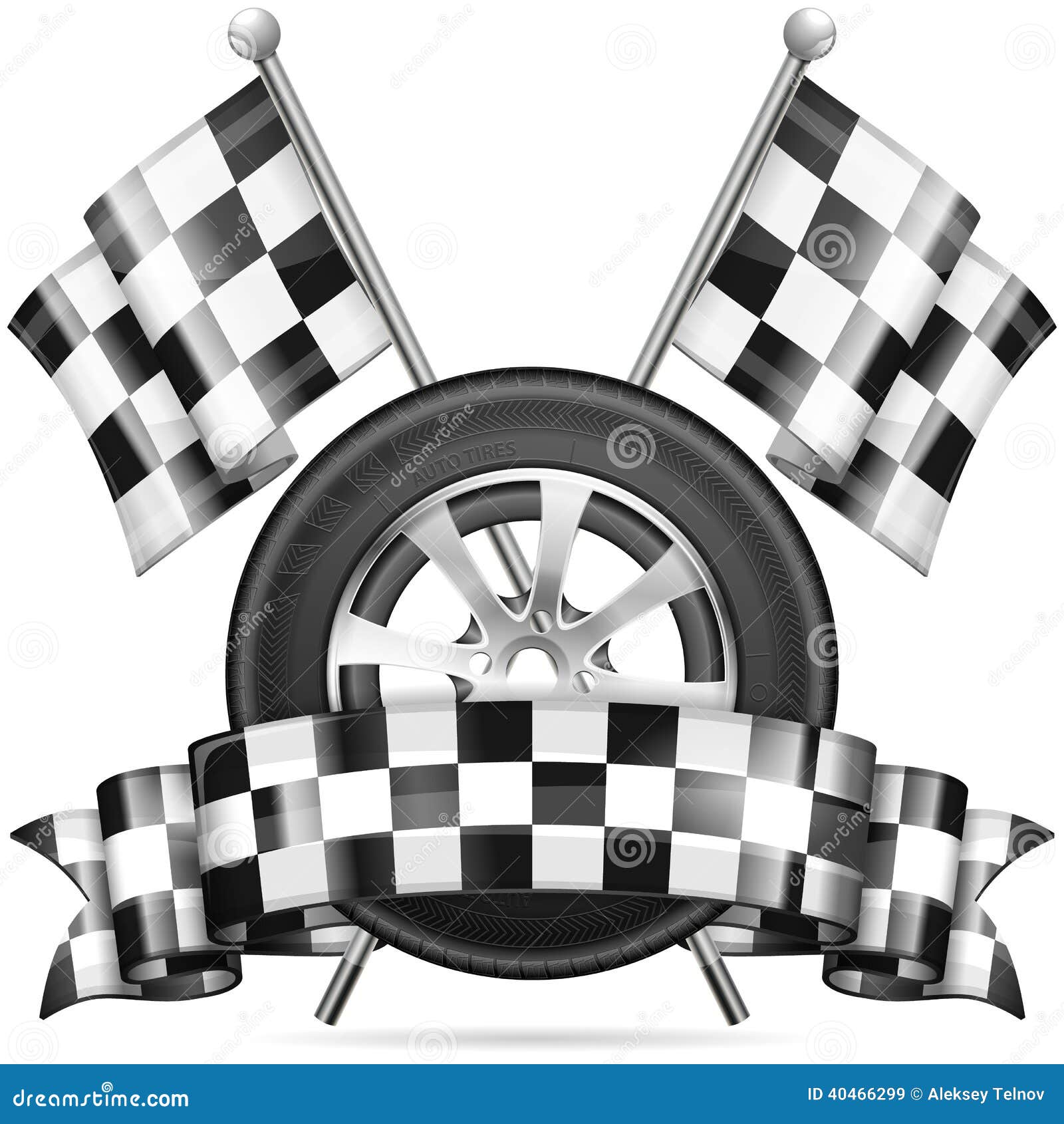 Racing stock vector. Illustration of icon, banner, competition - 40466299