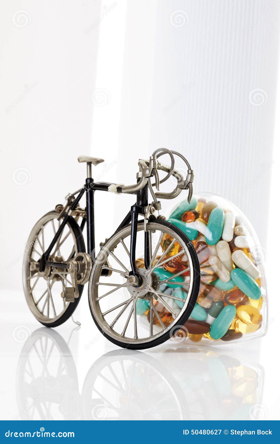 Racing cycle and pills stock image. Image of dishonest - 50480627