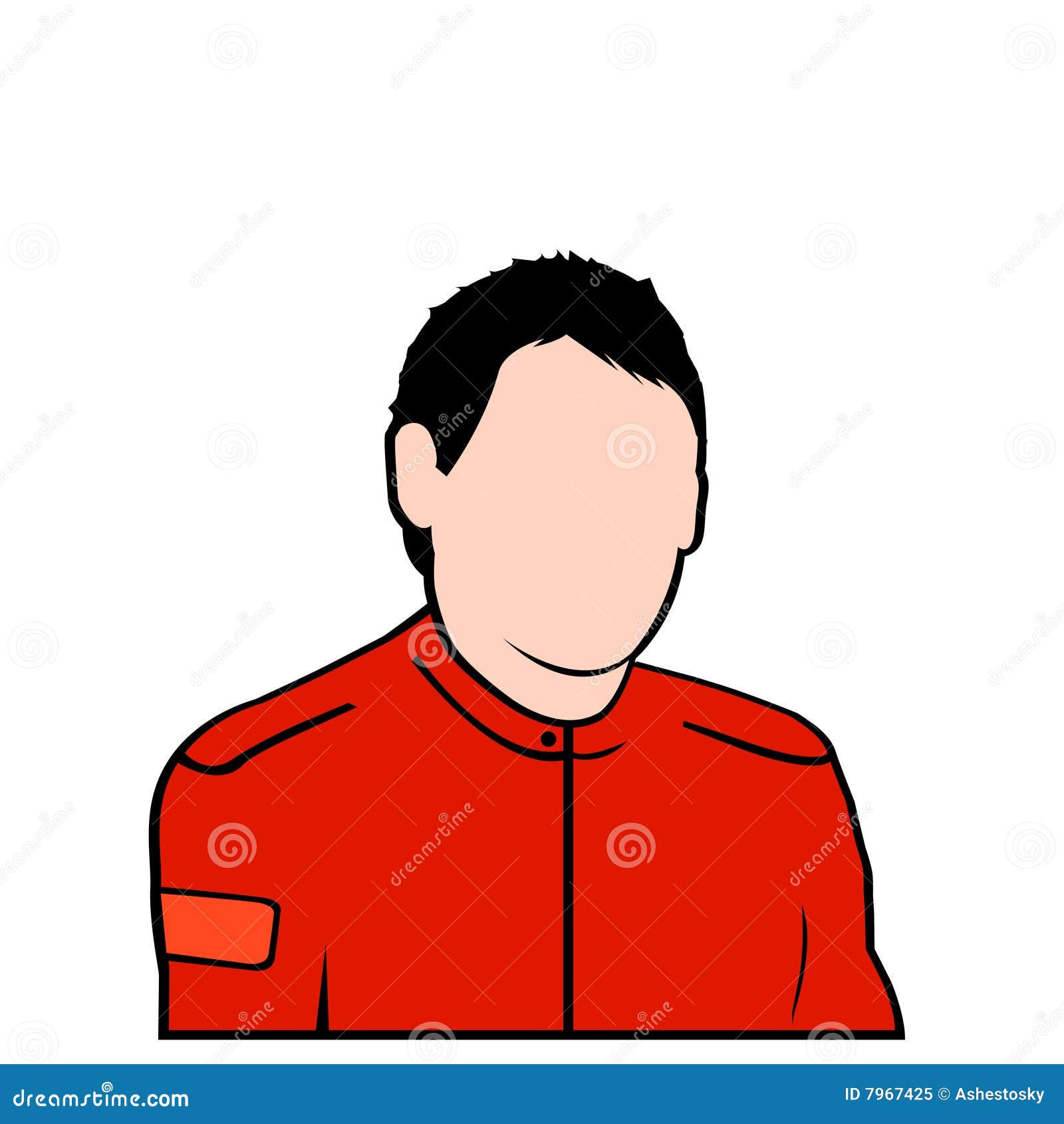 Racing Driver Avatar Vector Stock Vector - Illustration of stunt ...