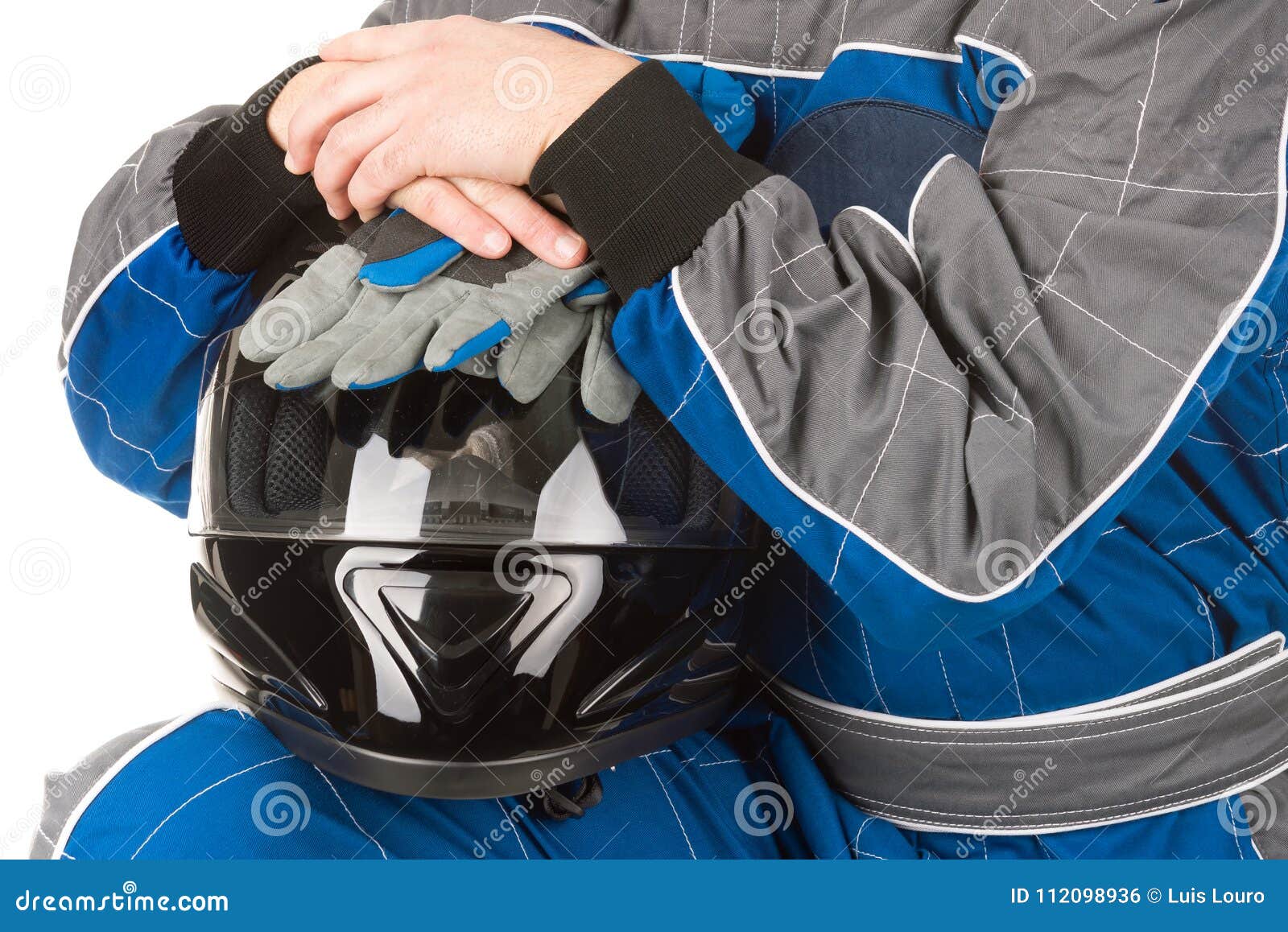 Racing driver with helmet stock photo. Image of helmet - 112098936