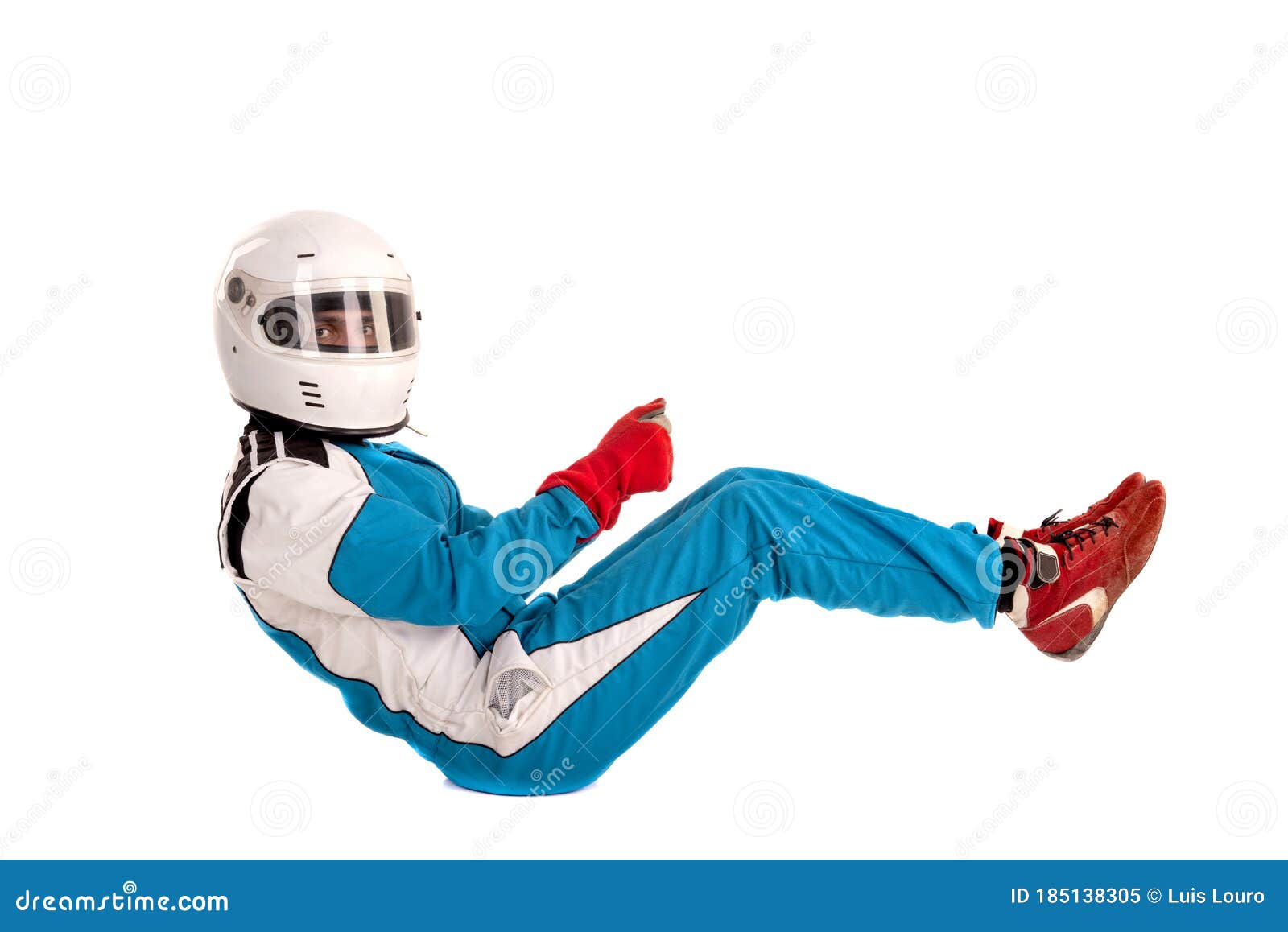 Racing driver isolated stock image. Image of speed, cool - 185138305