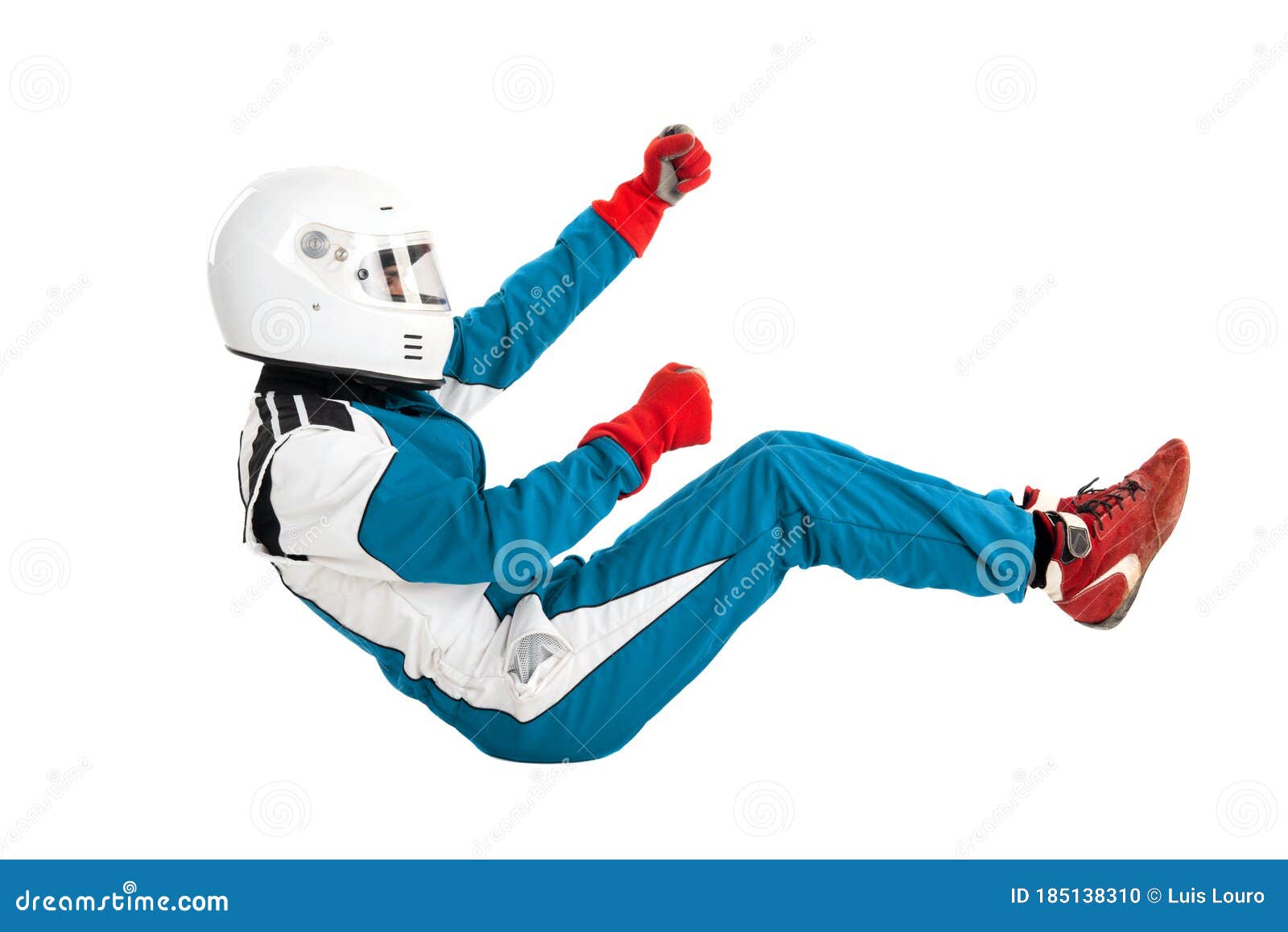 Racing driver isolated stock photo. Image of team, caucasian - 185138310
