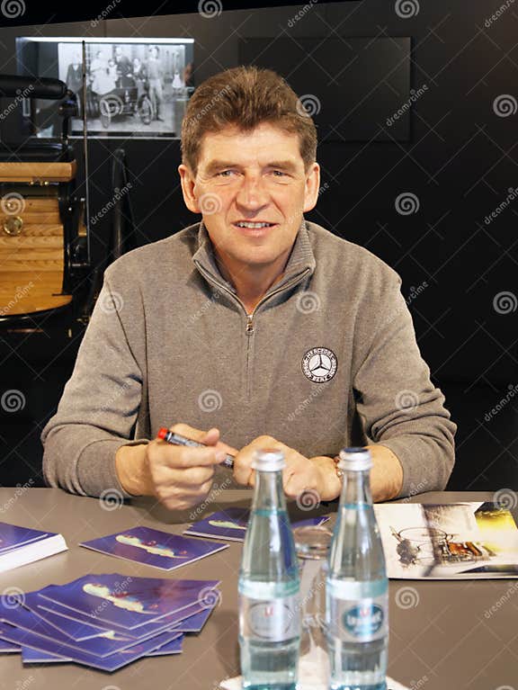 Racing driver Roland Asch editorial image. Image of portrait - 19006995