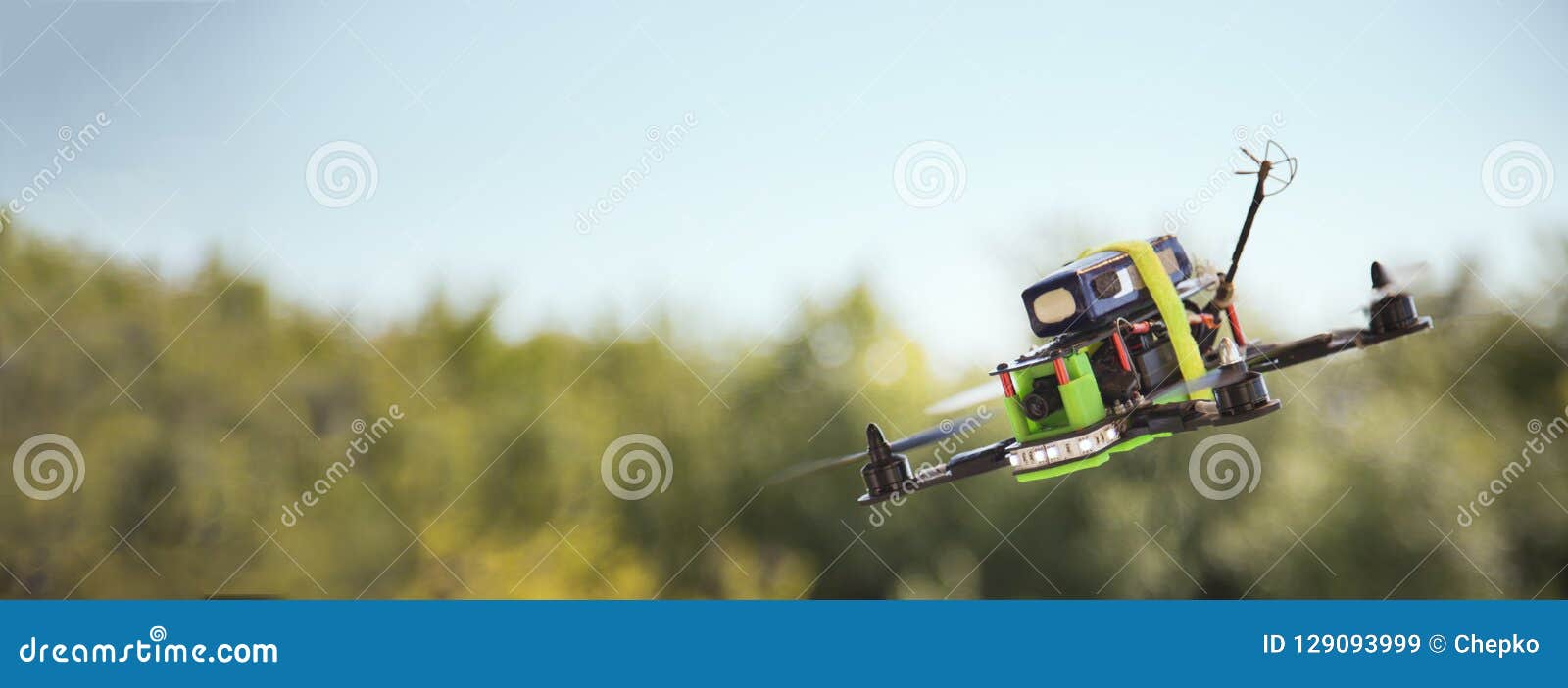 Racing Drones Chasing in the Sky Stock Image - Image of privacy ...