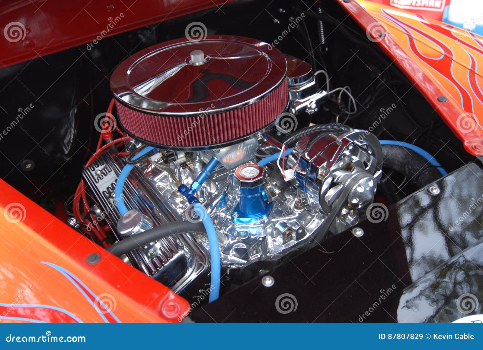 Racing Engine in a Race Car Editorial Stock Image - Image of carberator ...