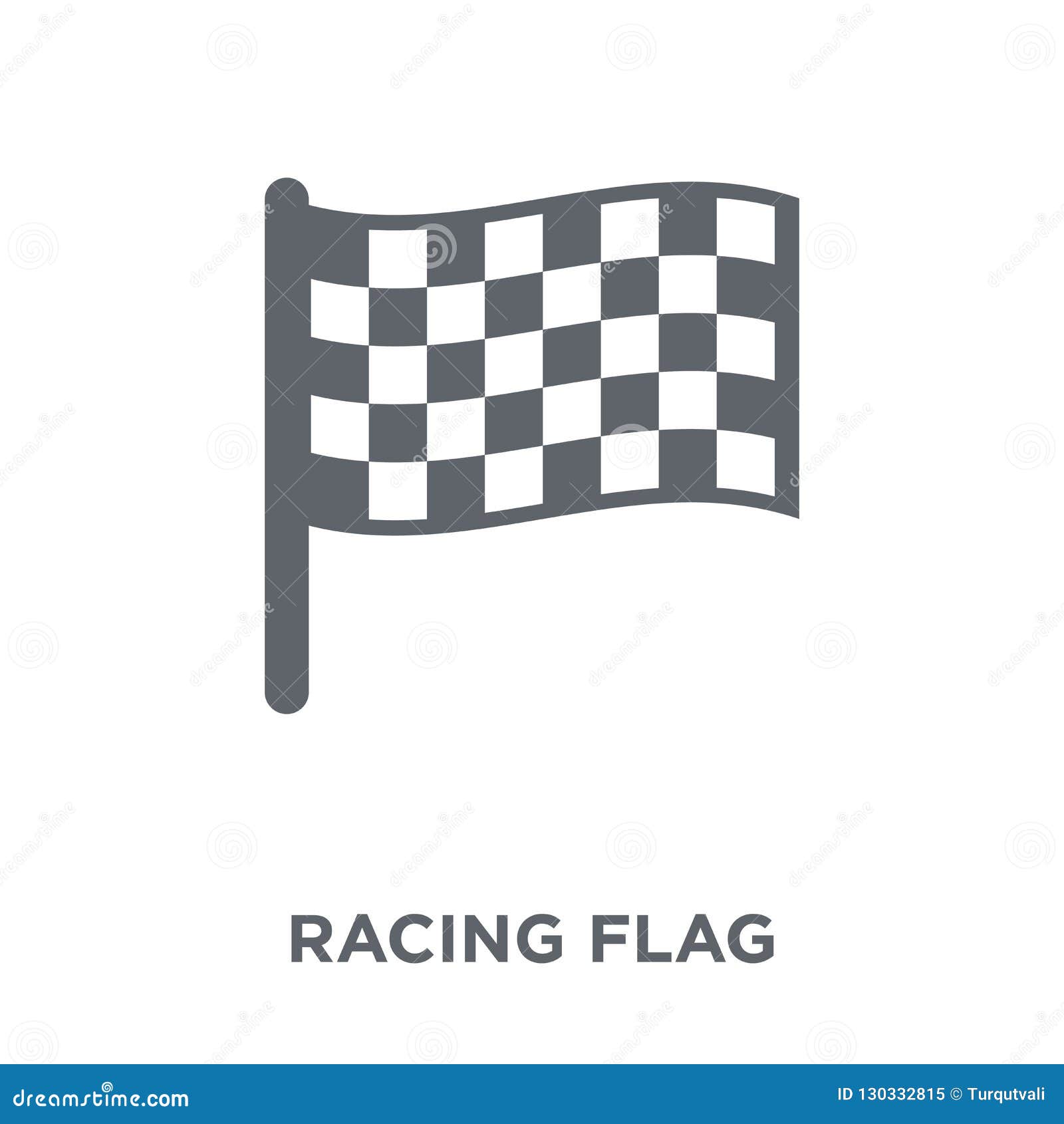 Racing Flag Icon from Productivity Collection. Stock Vector ...