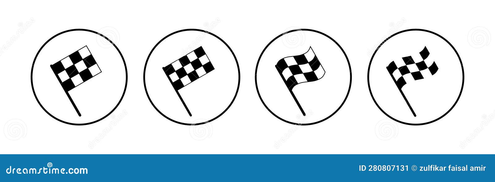 Racing Flag Icon . Race Flag Icon.Checkered Racing Flag Icon Stock ...