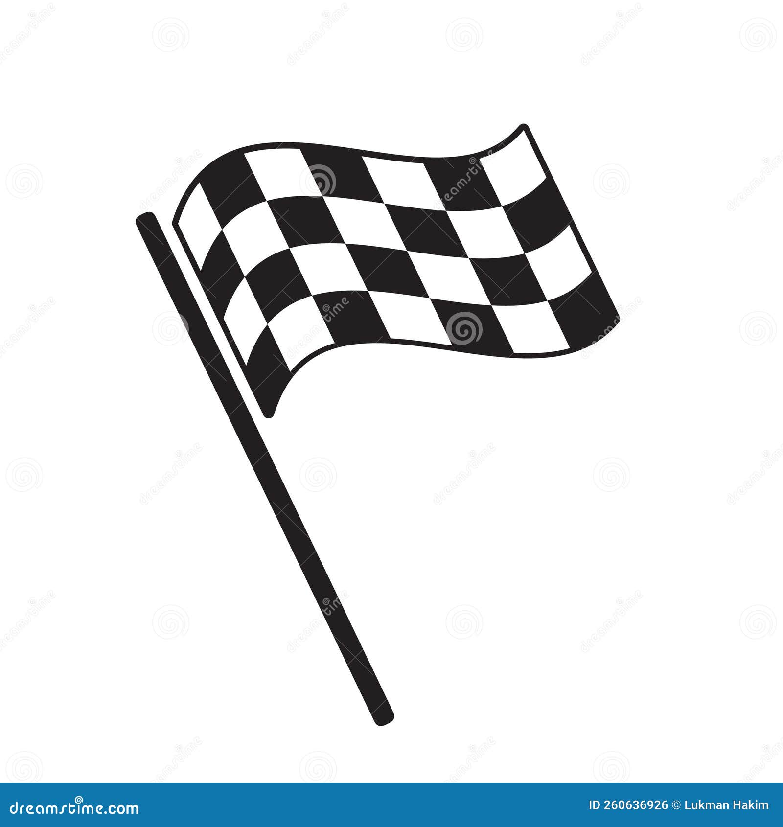 Racing Flag Icon Vector Design Illustration Stock Vector - Illustration ...