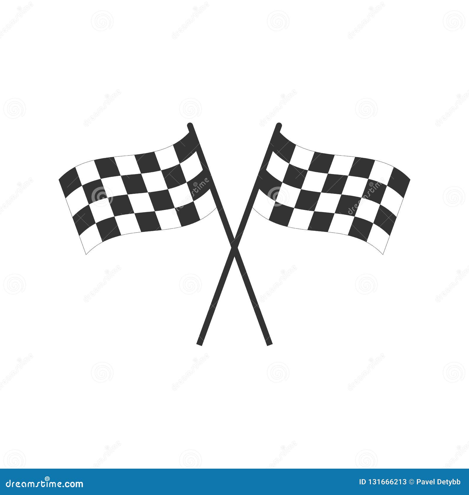 Racing Flag Icon. Vector Illustration, Flat Design. Stock Illustration ... Racing Flag Icon. Vector Illustration, Flat Design. Stock Illustration ...