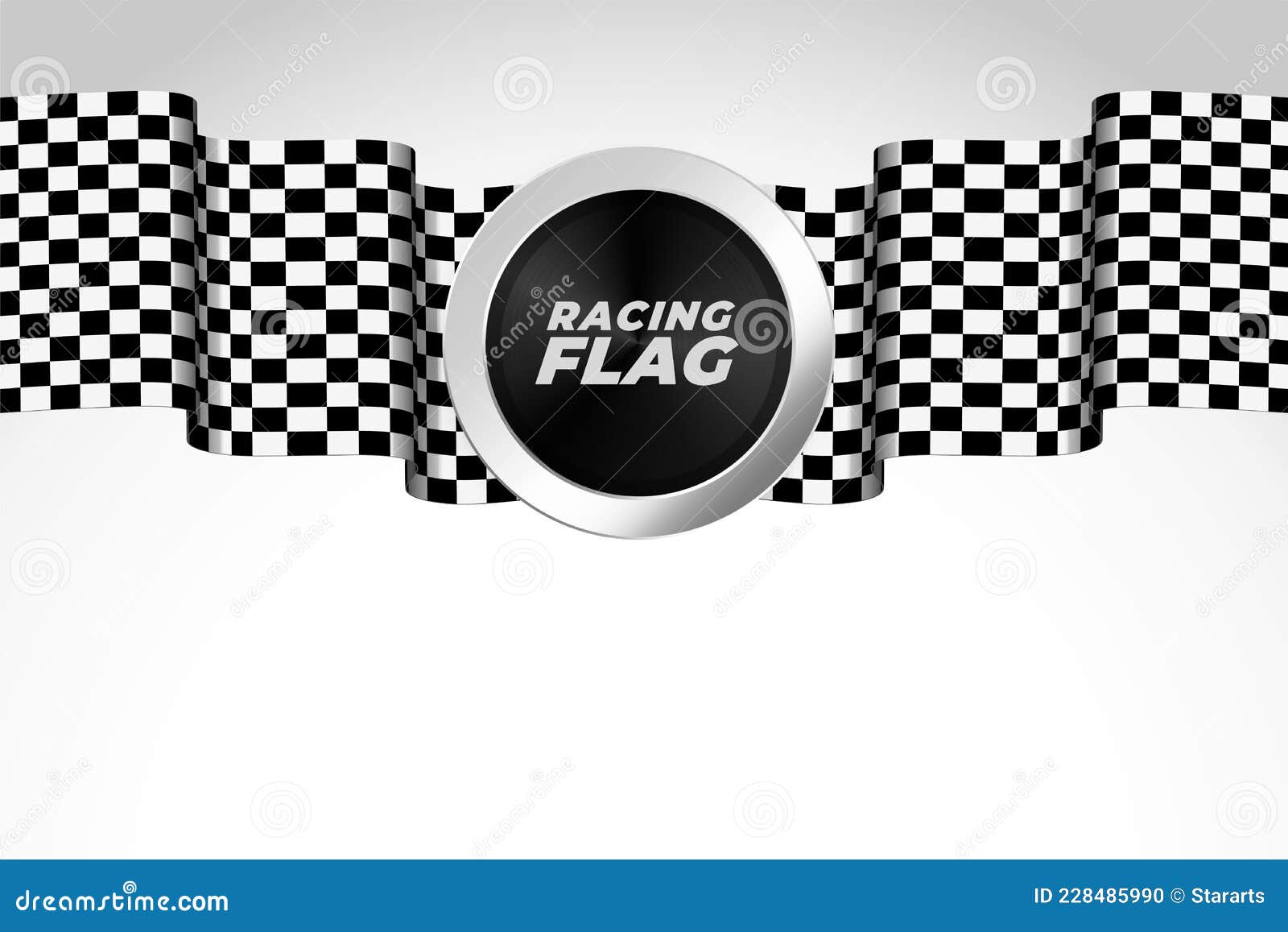 Racing Flag Realistic Background Design Stock Vector - Illustration of ...