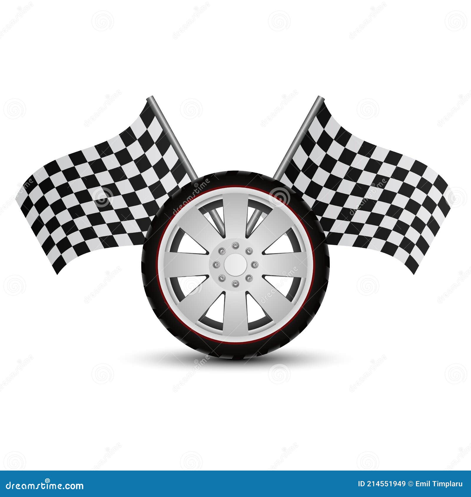 Racing Flag Vector Design Illustration Stock Vector Illustration Of