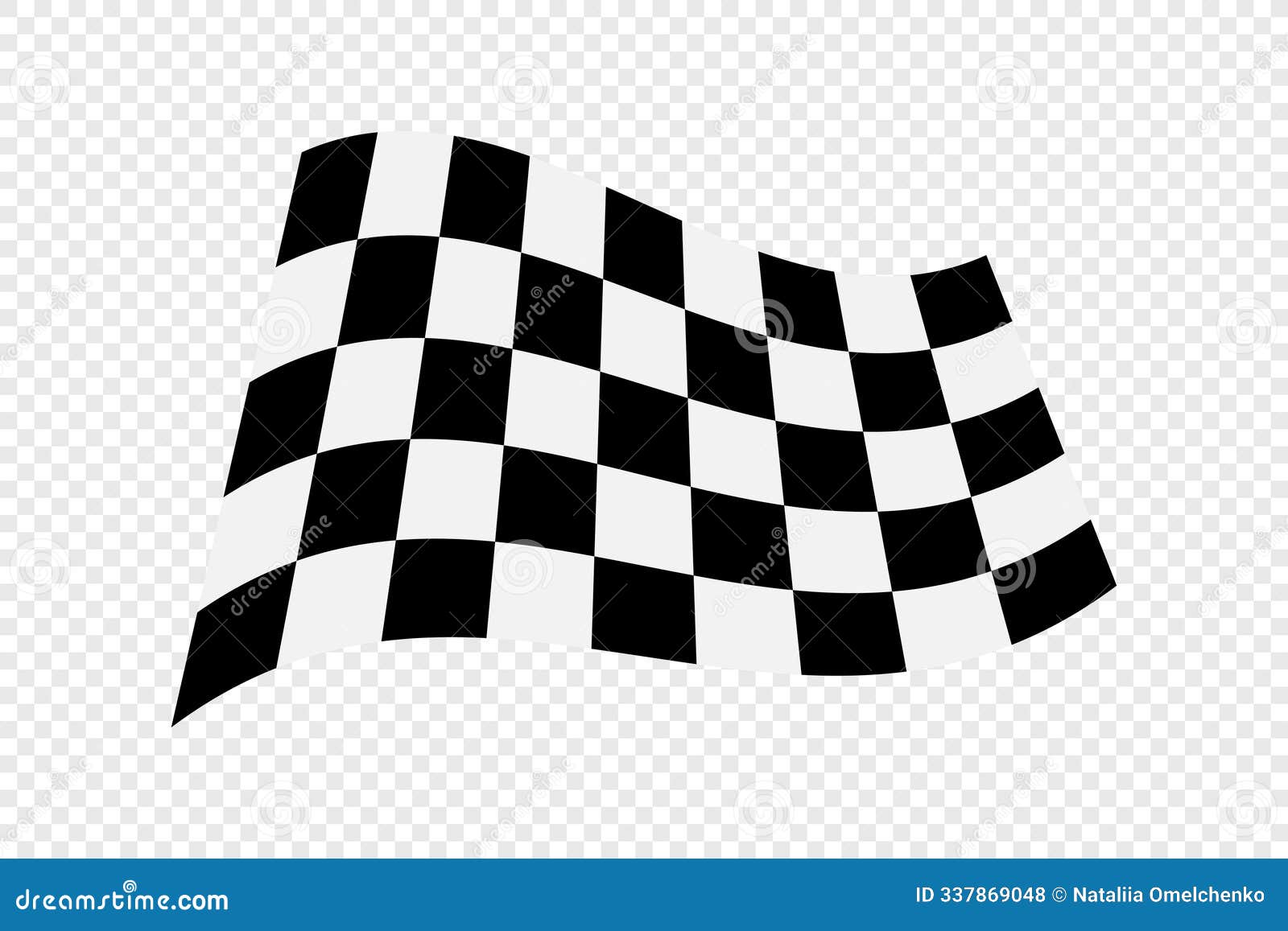 Racing Flag Vector Icon. Finishing Flag Stock Illustration ...
