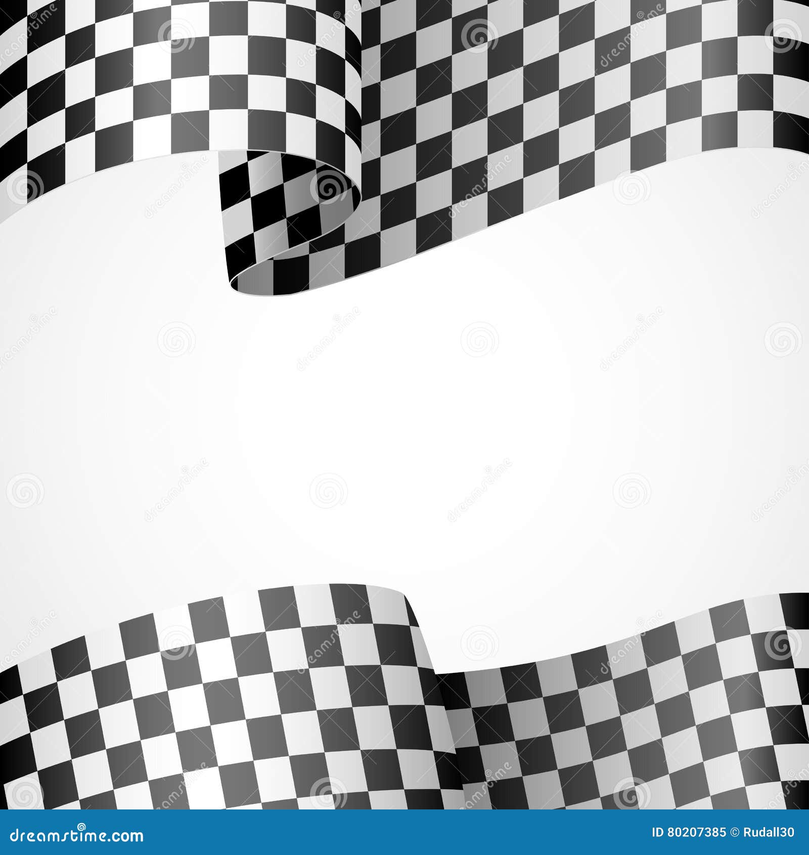 Racing flag on white stock vector. Illustration of element - 80207385