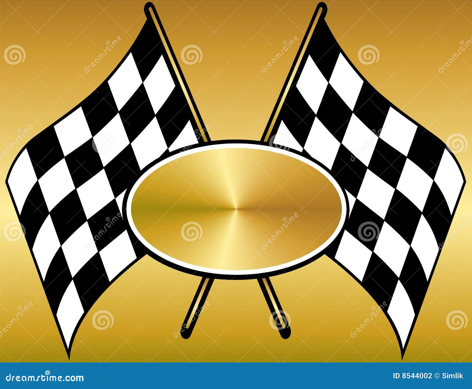 Racing Flags Stock Photography - Image: 8544002
