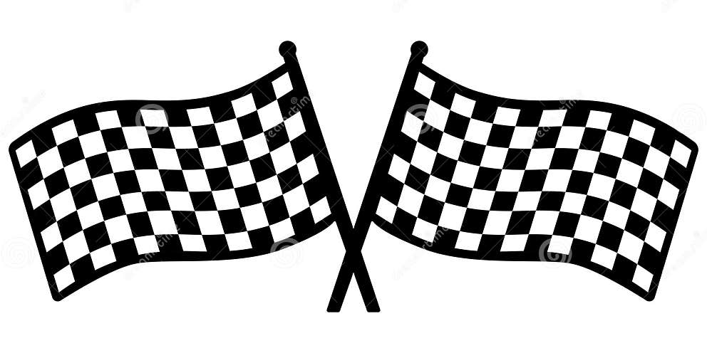 Racing Flags for Competitions and Formula 1 Racing. Stock Vector ...