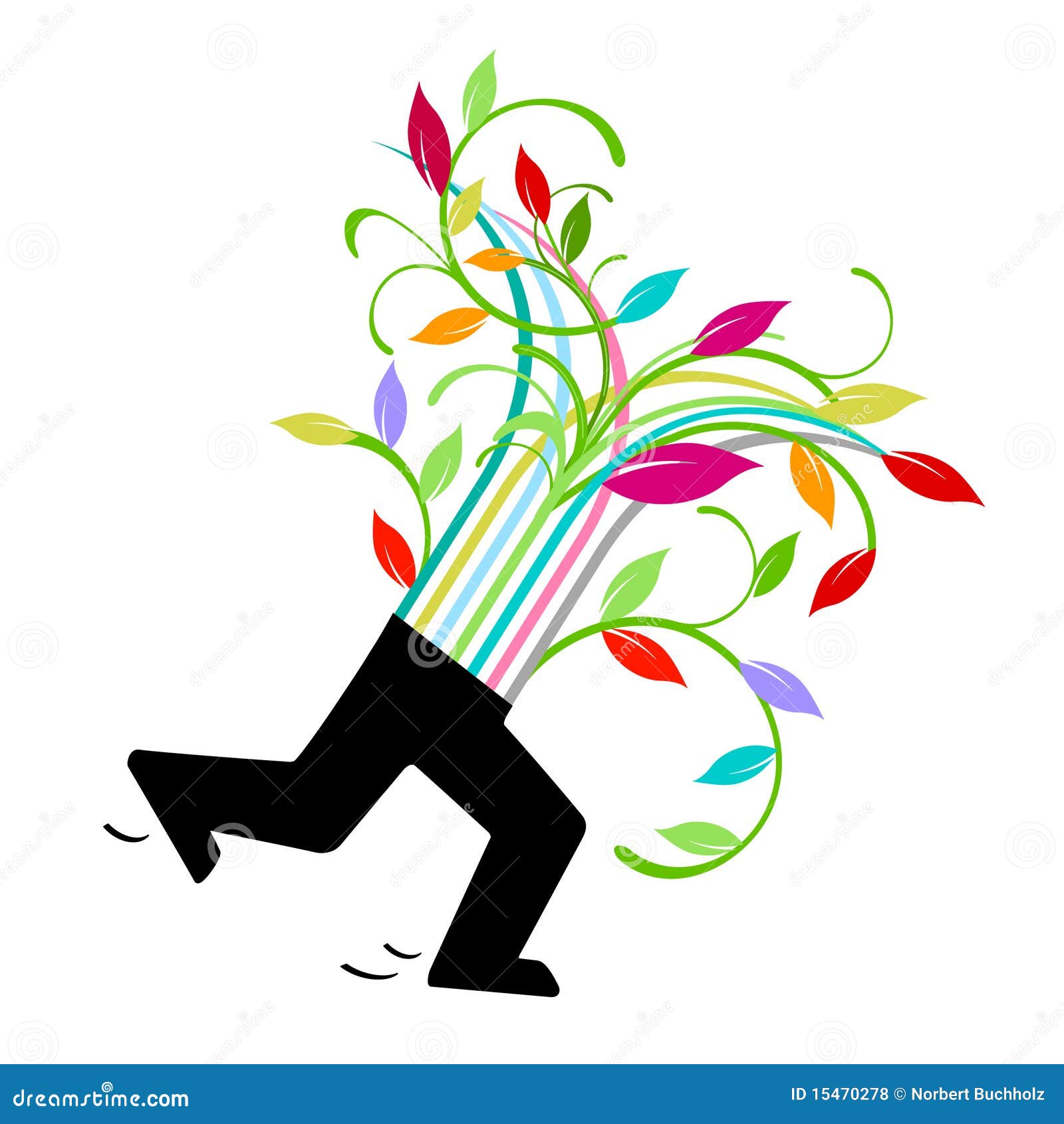 Racing flowers stock vector. Illustration of sale, botanical - 15470278