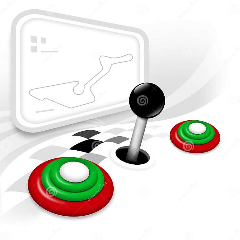 Racing game stock illustration. Illustration of circuit - 3204452
