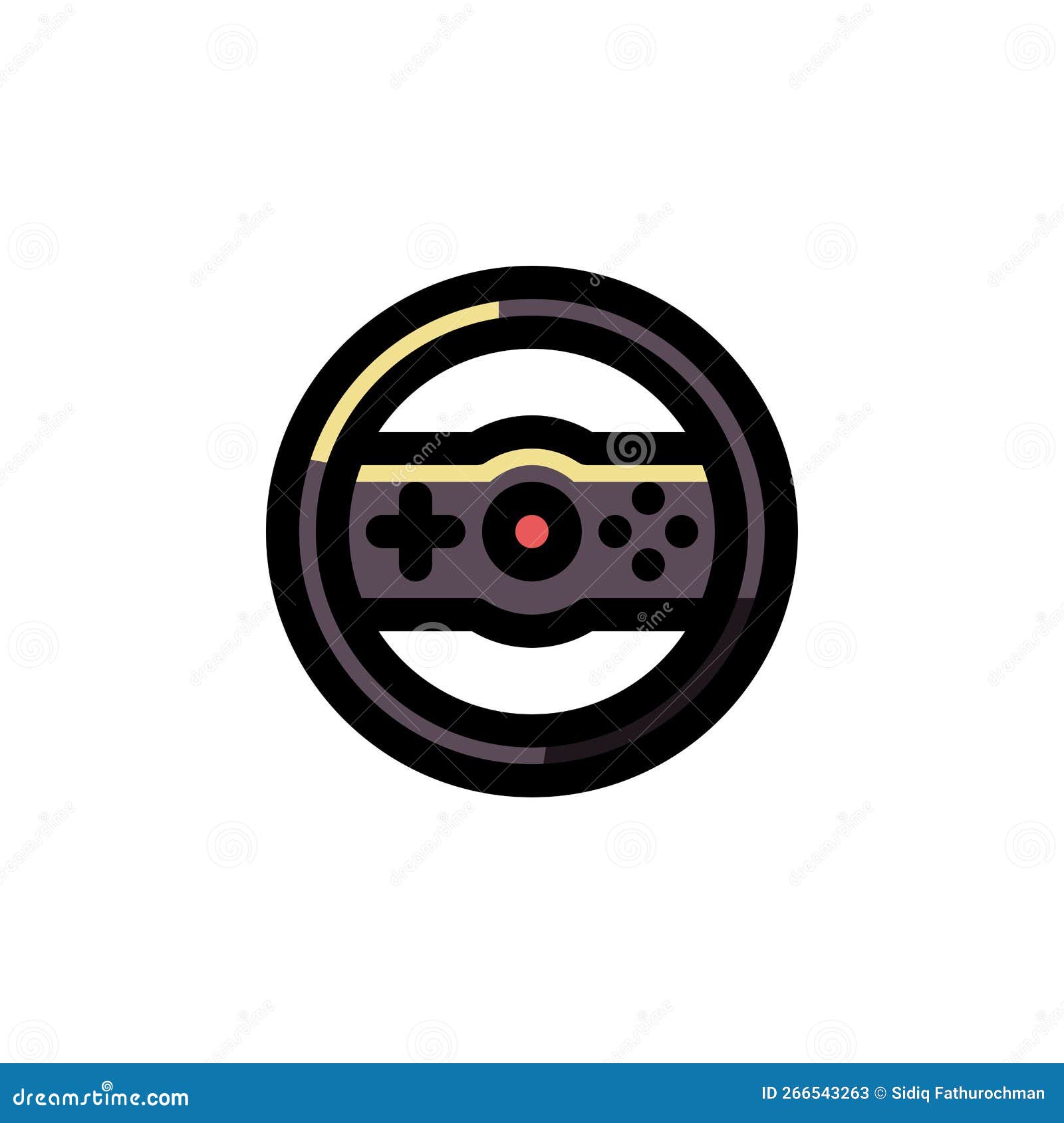 Racing Game Controller Icon Stock Vector - Illustration of vehicle ...