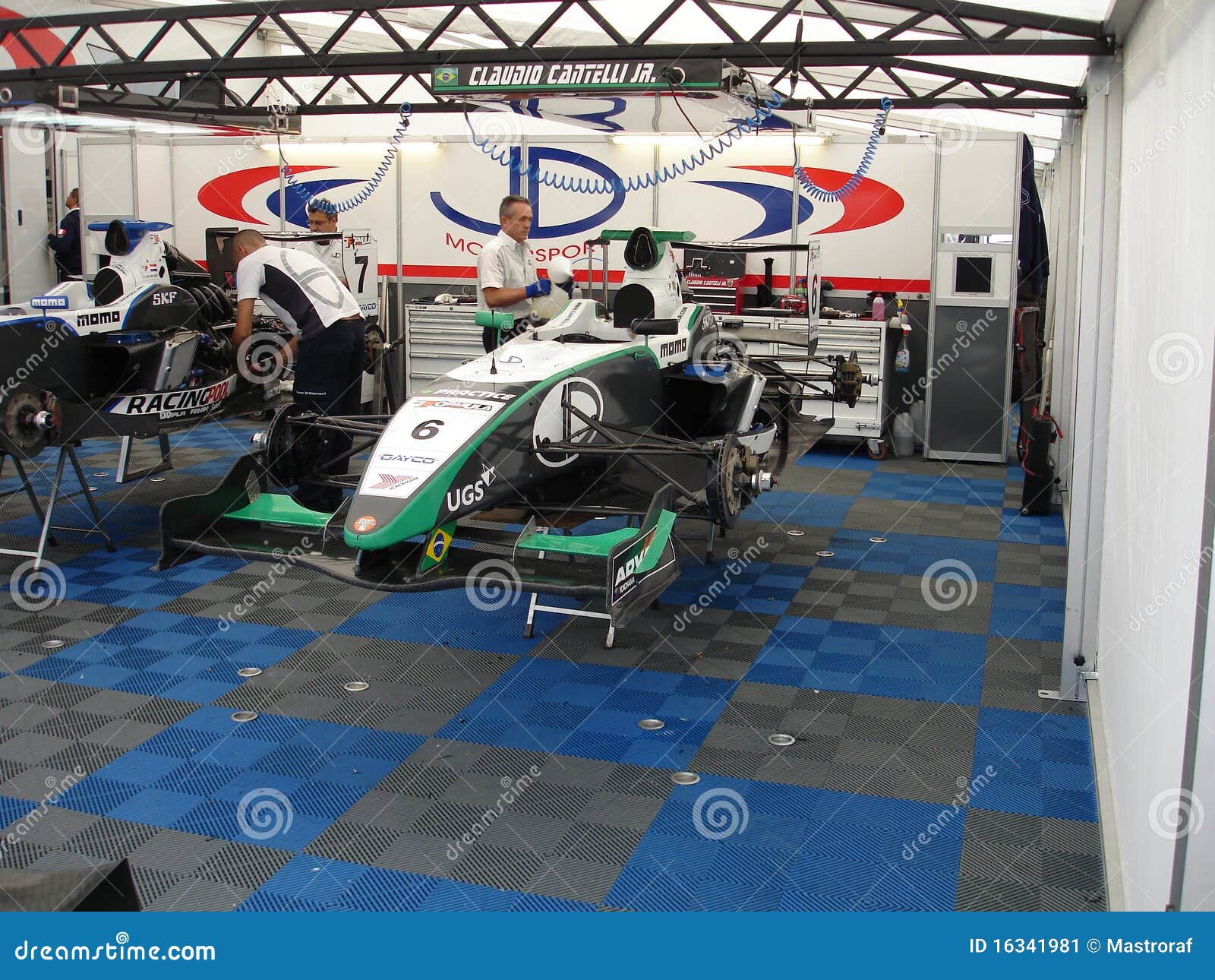 RACING GARAGE editorial photo. Image of track, garage - 16341981