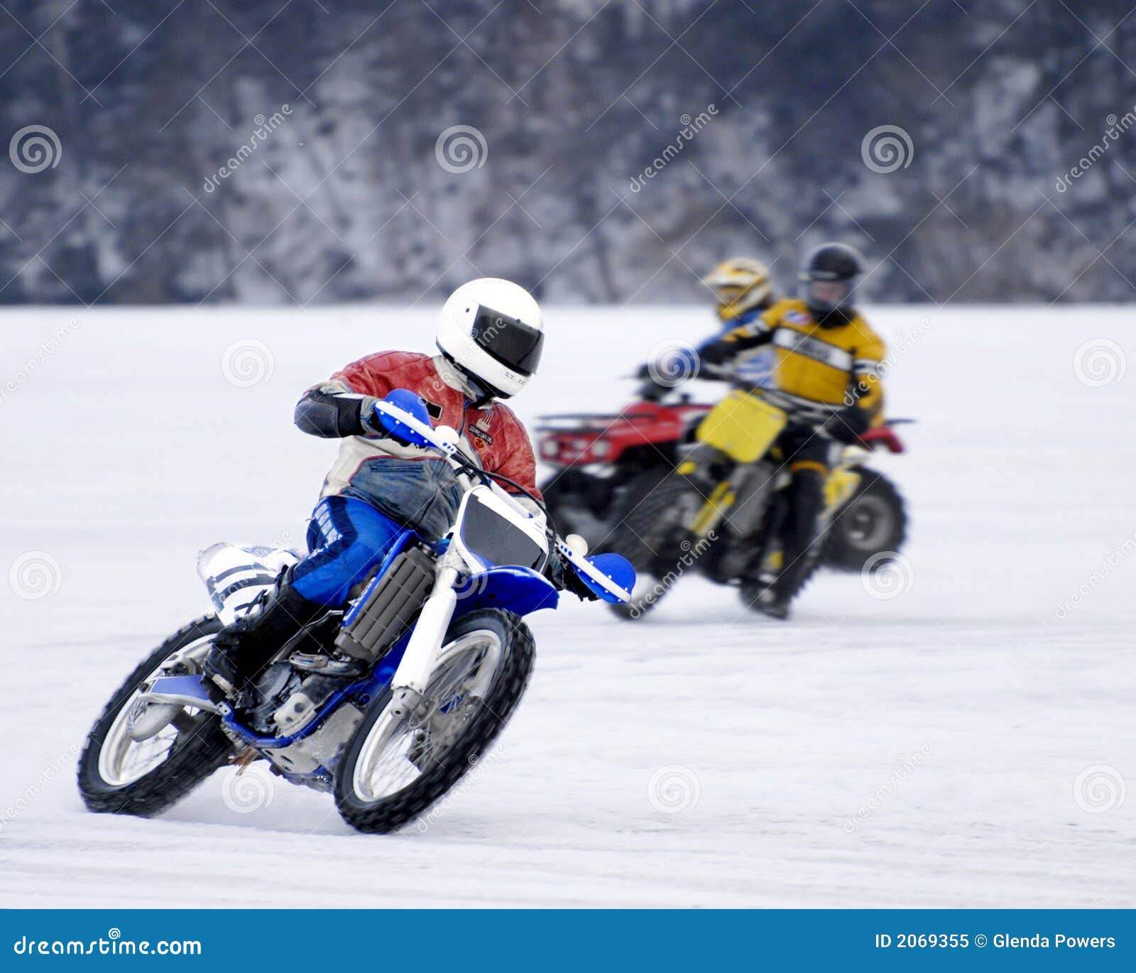 Racing on Ice stock image. Image of racing, lake, extreme - 2069355