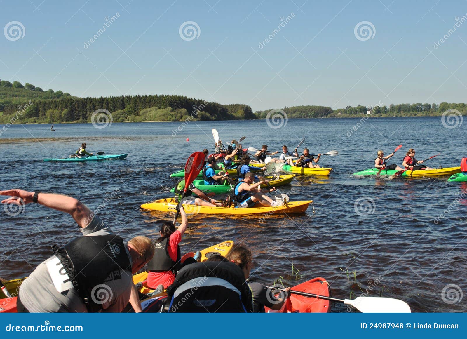 Racing kayaks editorial stock photo. Image of sports - 24987948