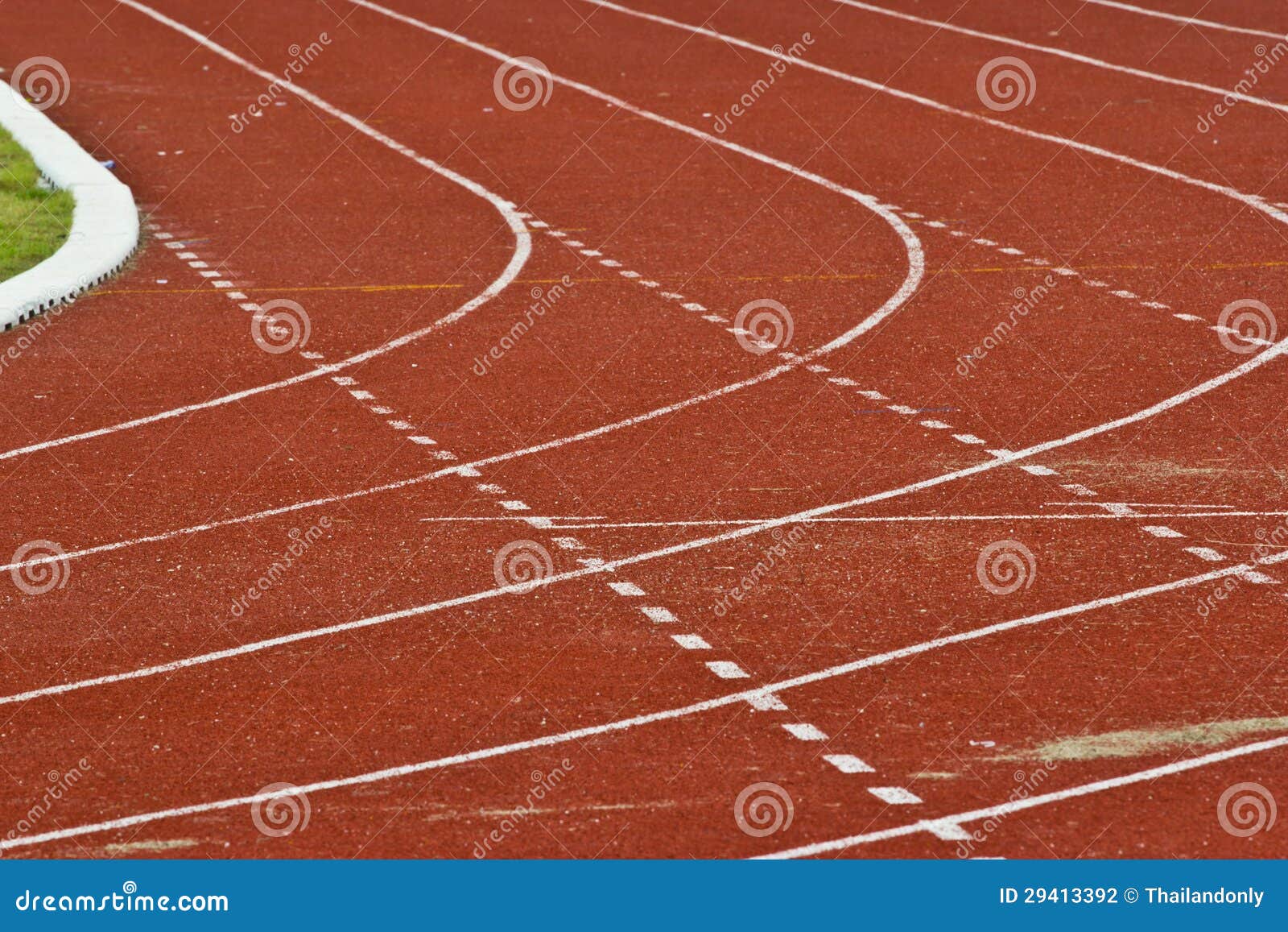 Racing lanes with numbers stock photo. Image of lane - 29413392